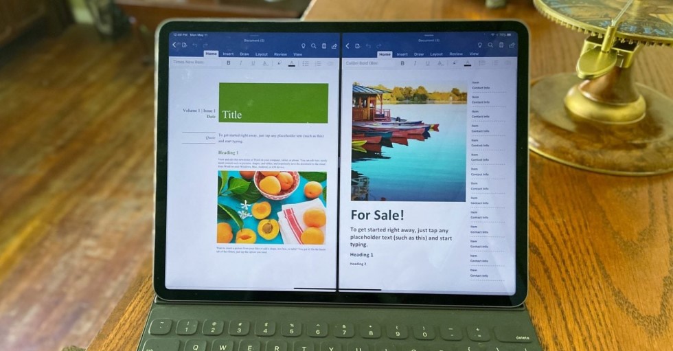 Microsoft Word Excel IPad